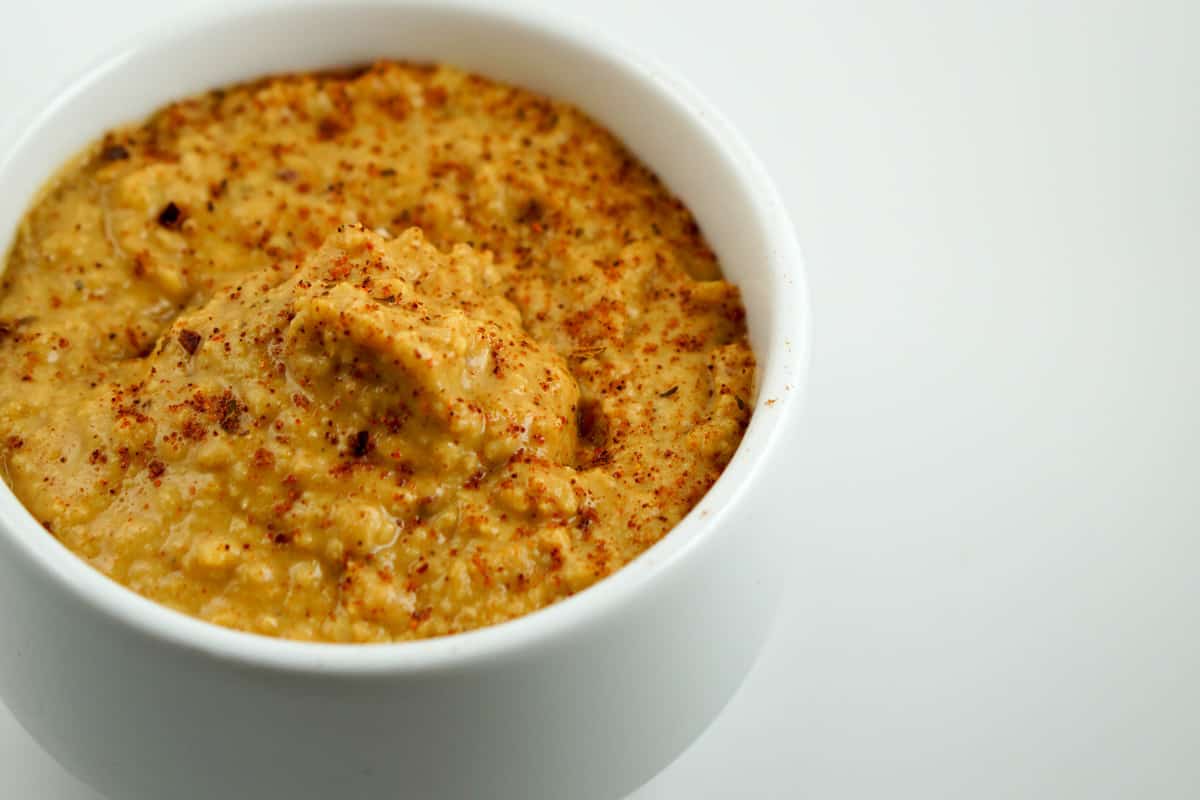 Sprouted Harissa Hummus - Eat Your Way Clean