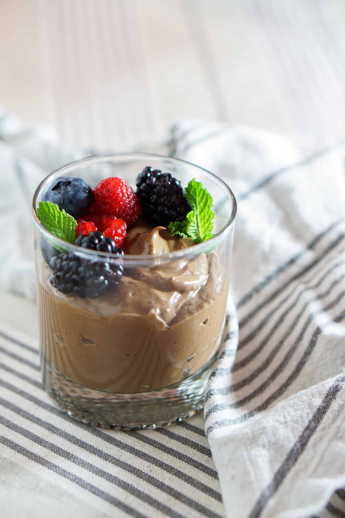 Chocolate Avocado Mousse with Mixed Berries - Eat Your Way Clean